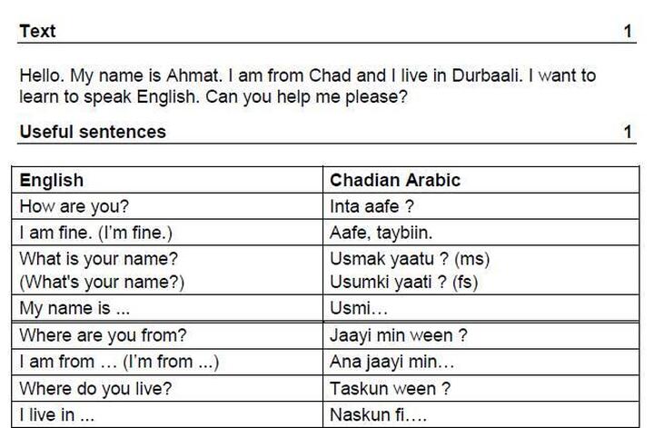 Learn Chadian Arabic | May the Light Shine in Chad